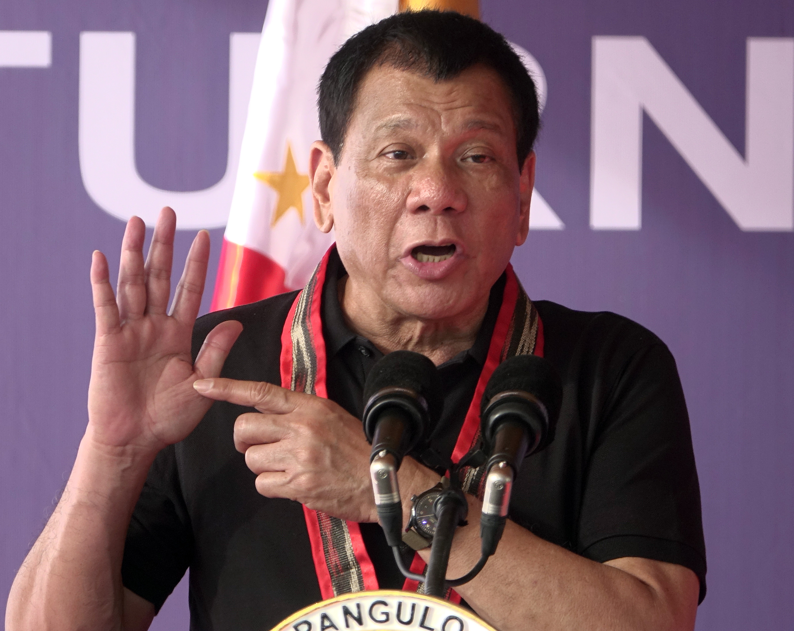 Filipino President Rodrigo Duterte in Davao city | Nova24TV
