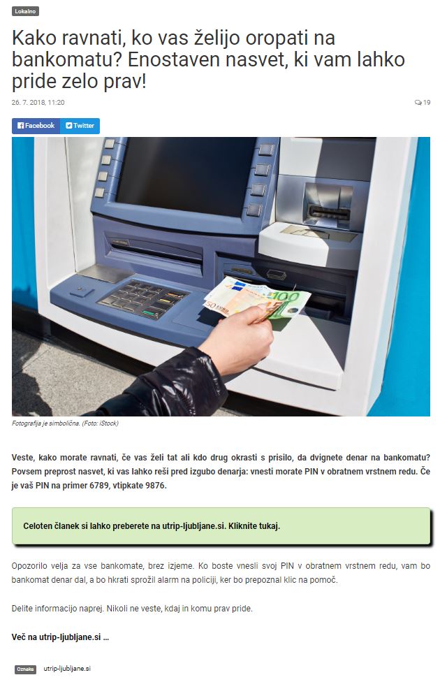 ČLANEK BANKOMAT | Nova24TV