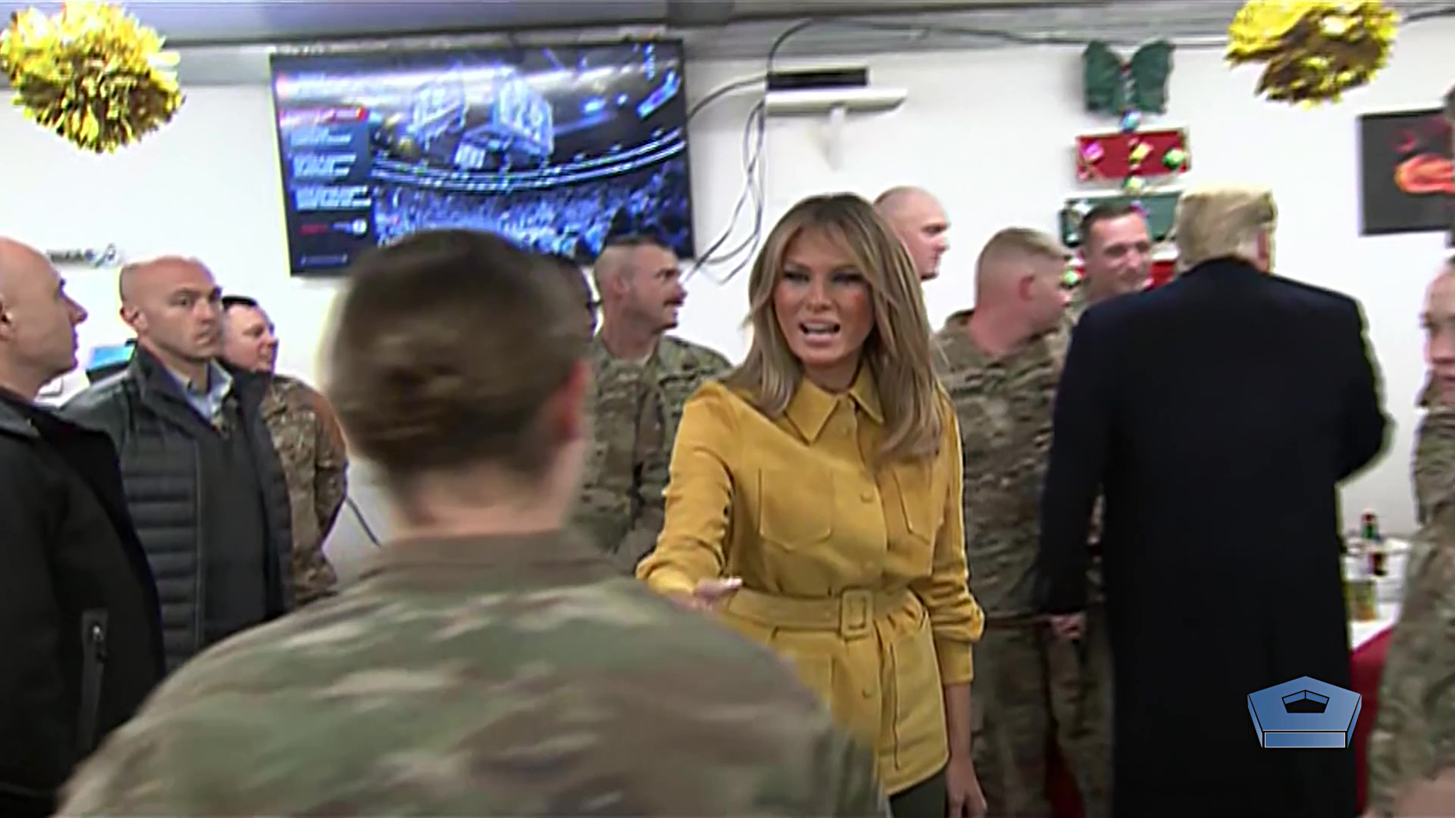 US President Trump visit service members in Iraq | Nova24TV