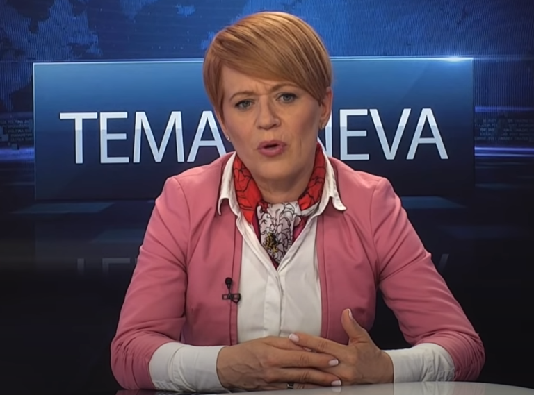 Aleksandra Pivec potrdila, da z Janezom Janšo zelo dobro sodelujejo, proti izstopu iz vlade tudi ...