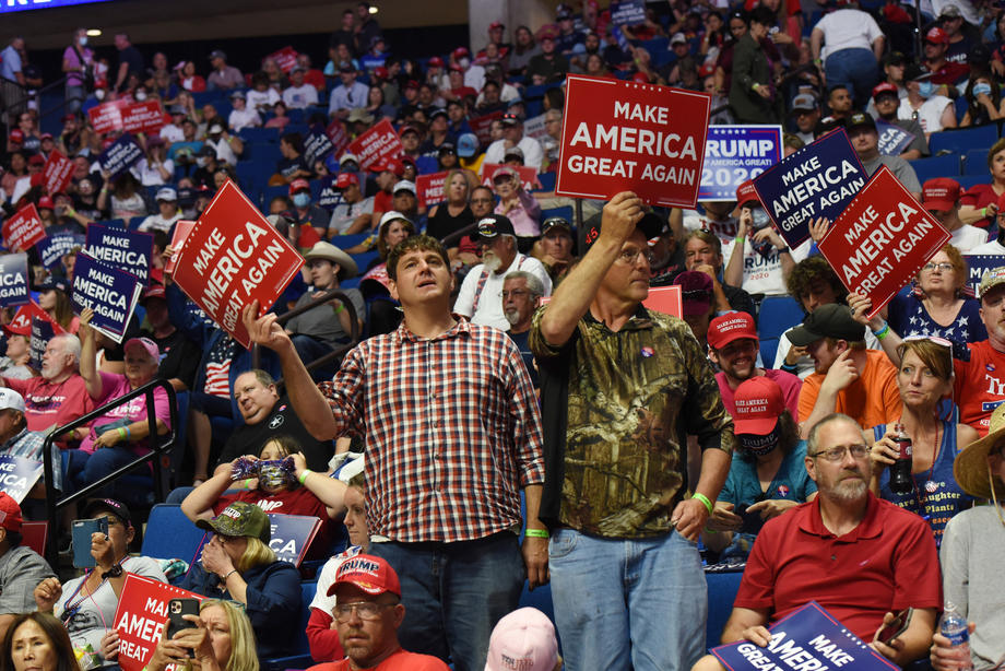 US President Donald J. Trump holds campaign rally in Tulsa, Oklahoma ...