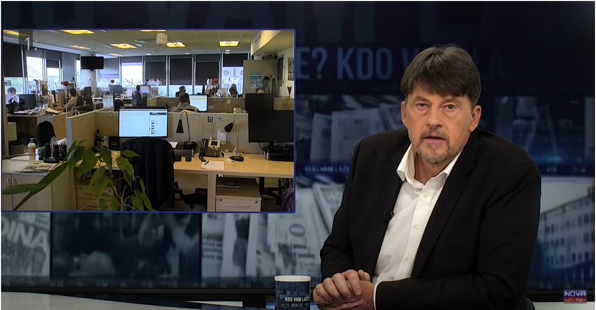 Laže 6 – posnetek s prostori STA v ozadju | Nova24TV