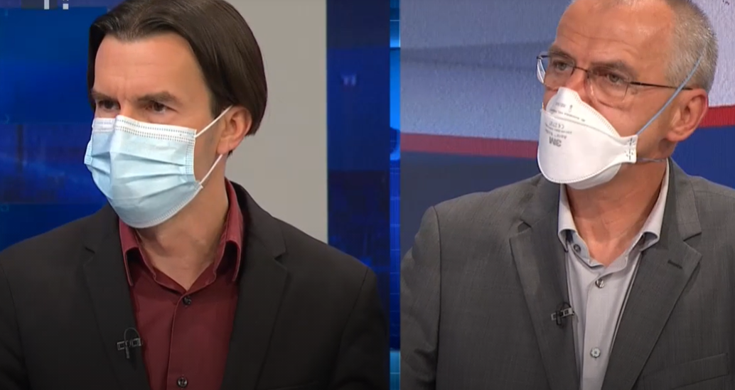 Uroš Urbanija in Bojan Veselinovč v oddaji Tarča | Nova24TV