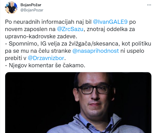 Ivan Gale, Bojan Požar | Nova24TV