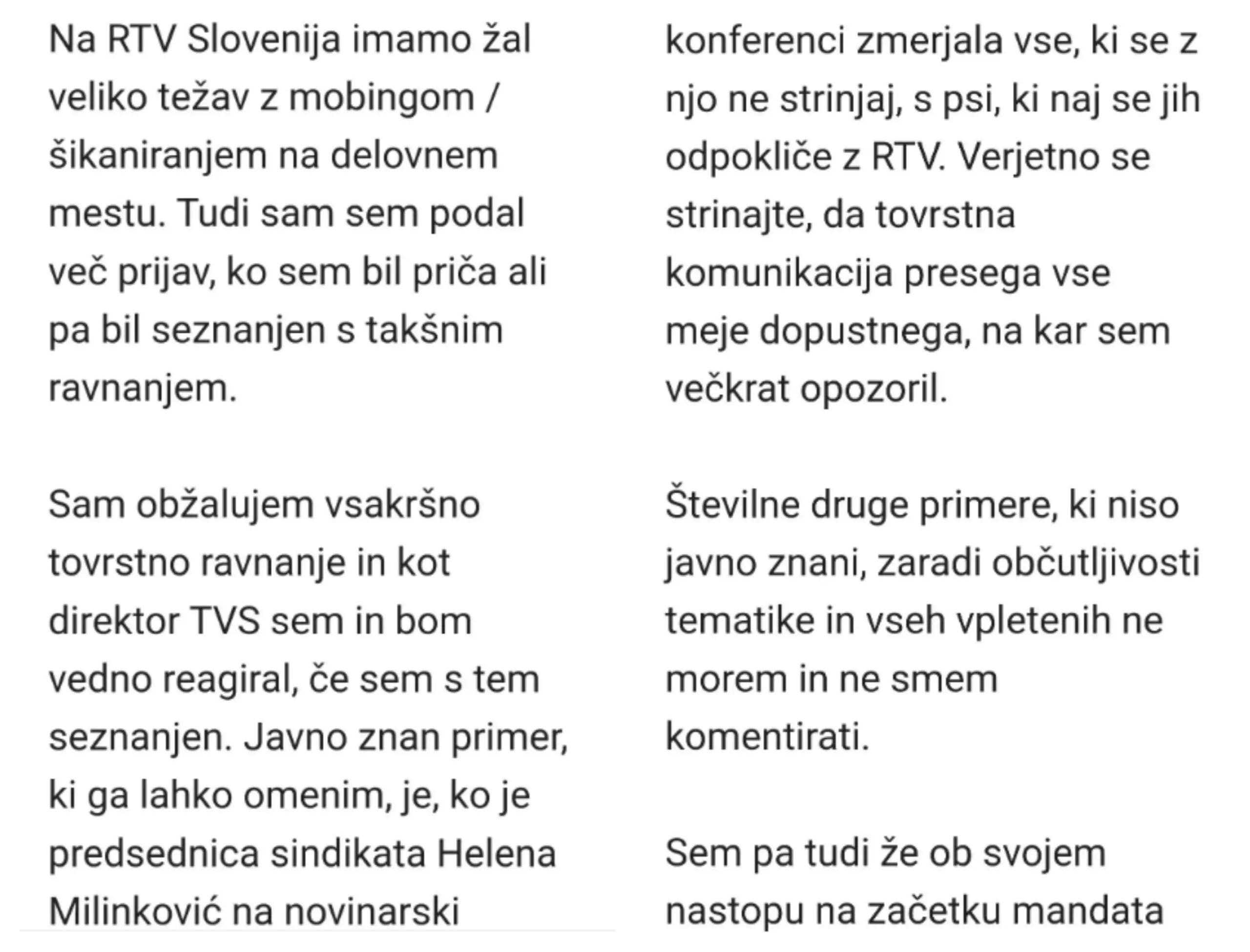 Urbanija novinarki 24ur: Celotnega odgovora niste objavili, rajši ste ...