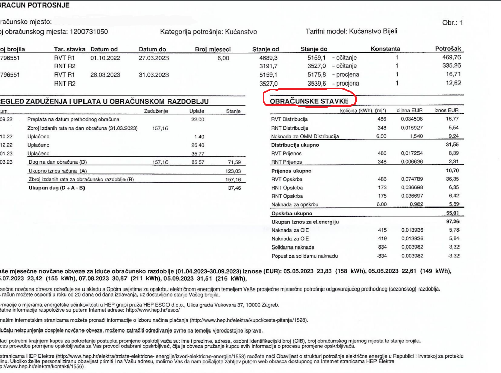 Hrvaški račun za elektriko | Nova24TV
