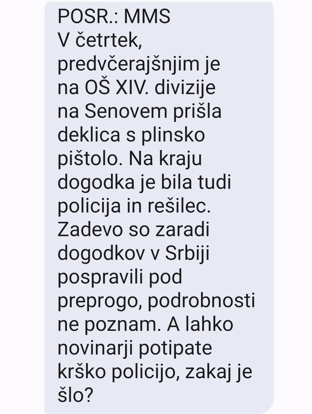 anonimno obvestilo | Nova24TV