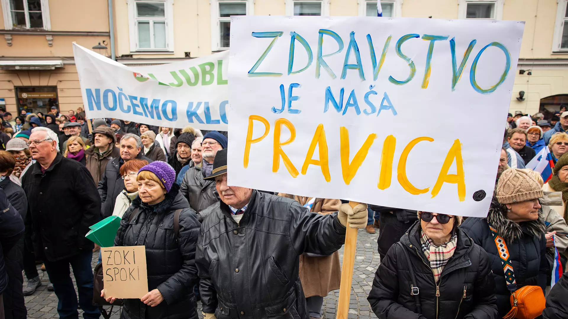 Peti protestni shod PROTI Jankovićevemu nasilju, ZA zdravnike in ZA ...