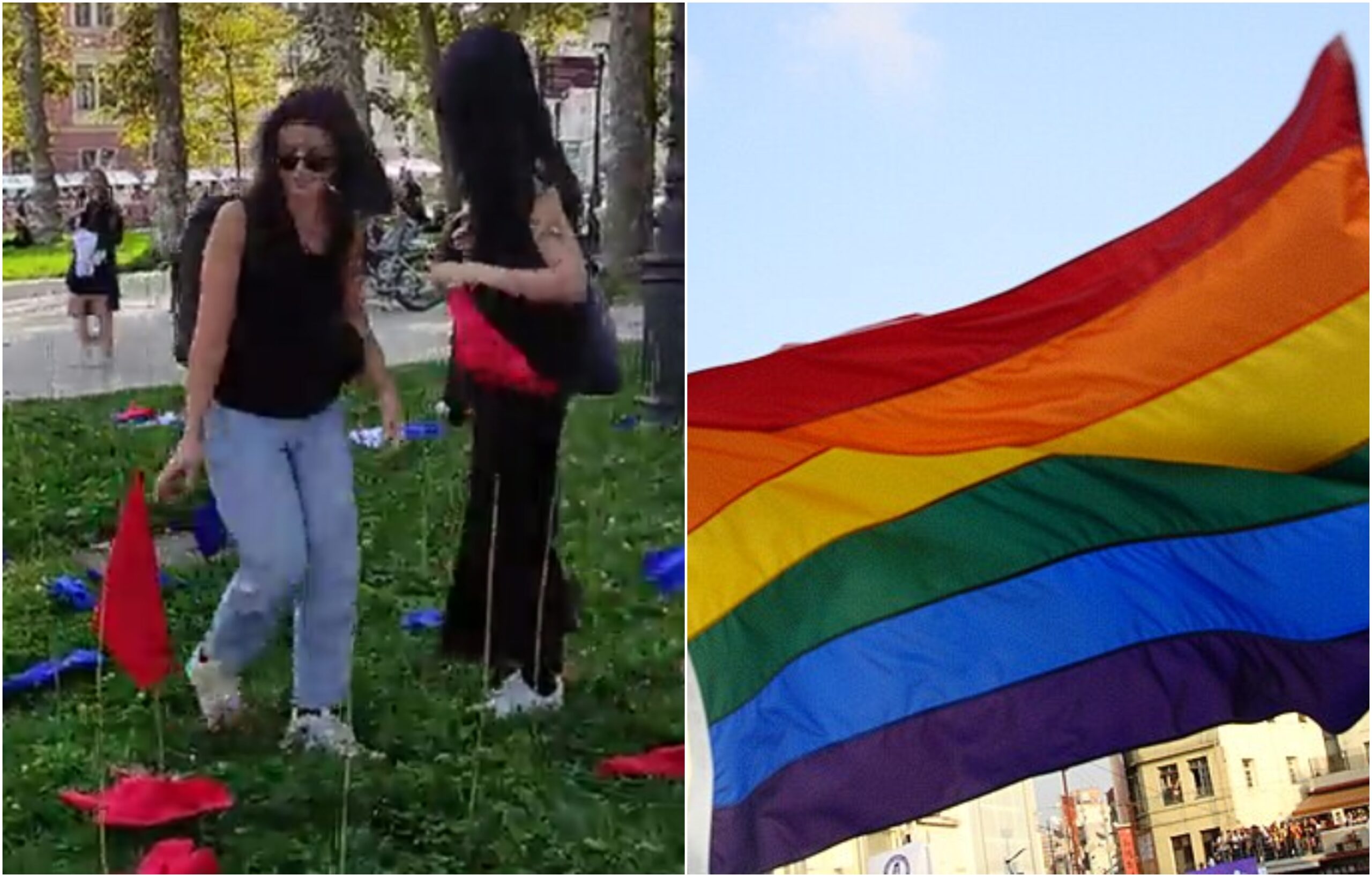 Zastavice, nerojeni otroci, LGBT zastava | Nova24TV