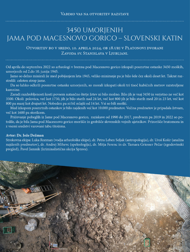 3450 umorjenih: Jama pod Macesnovo gorico – slovenski Katin | Nova24TV